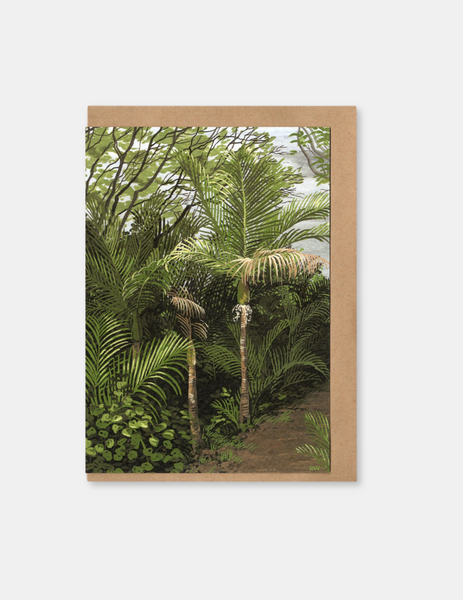 Nikau Card by Hannah Webster from Forest Drawn – Shop Wellington