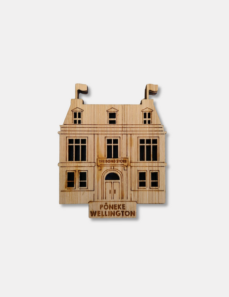 Wellington Museum Bond Store Bamboo and Wood Magnet – Shop Wellington