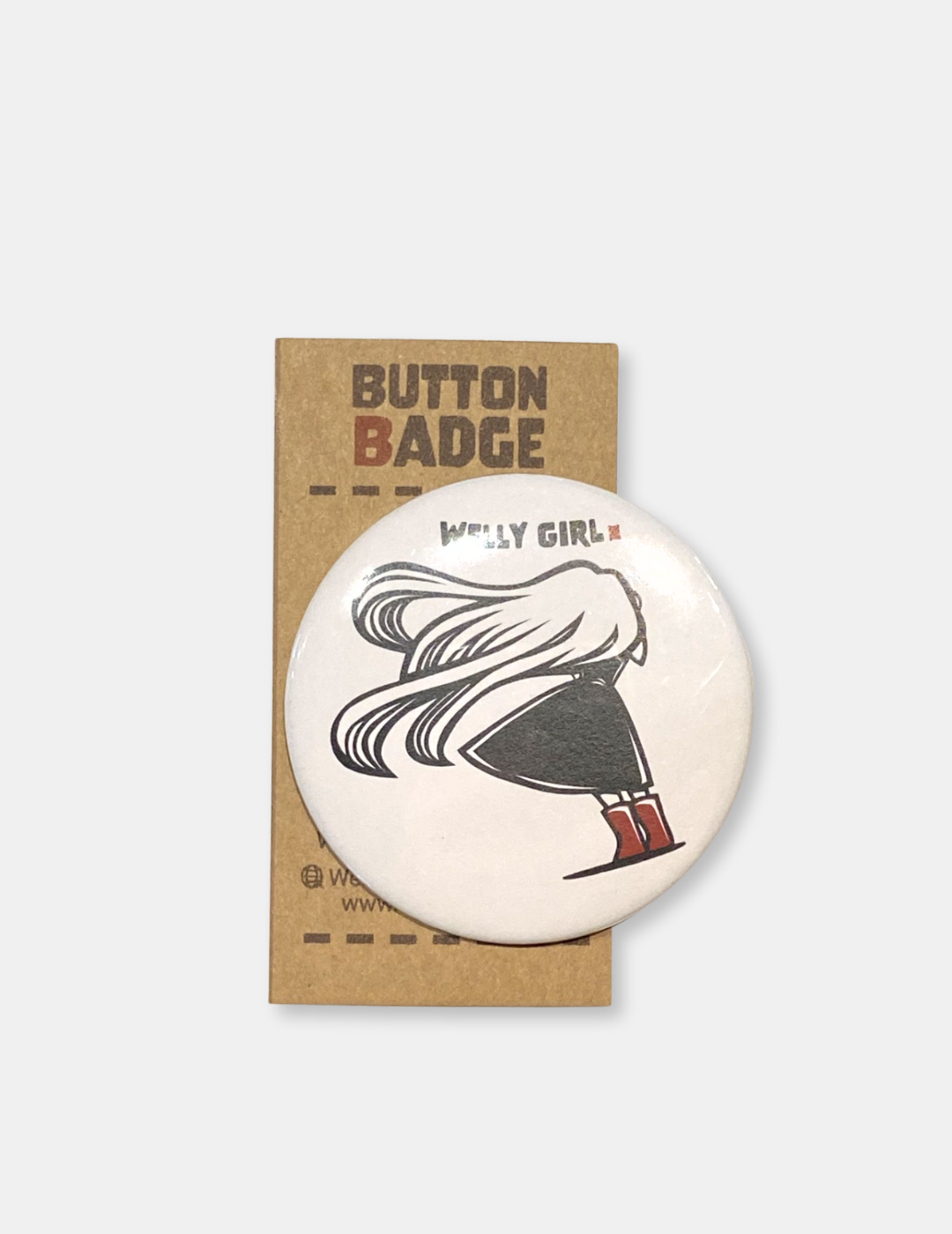 Welly Girl Badge - Red Boots Large by Masako Styles – Shop Wellington