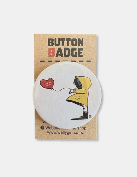 Welly Girl Badge - Red Balloon – Shop Wellington